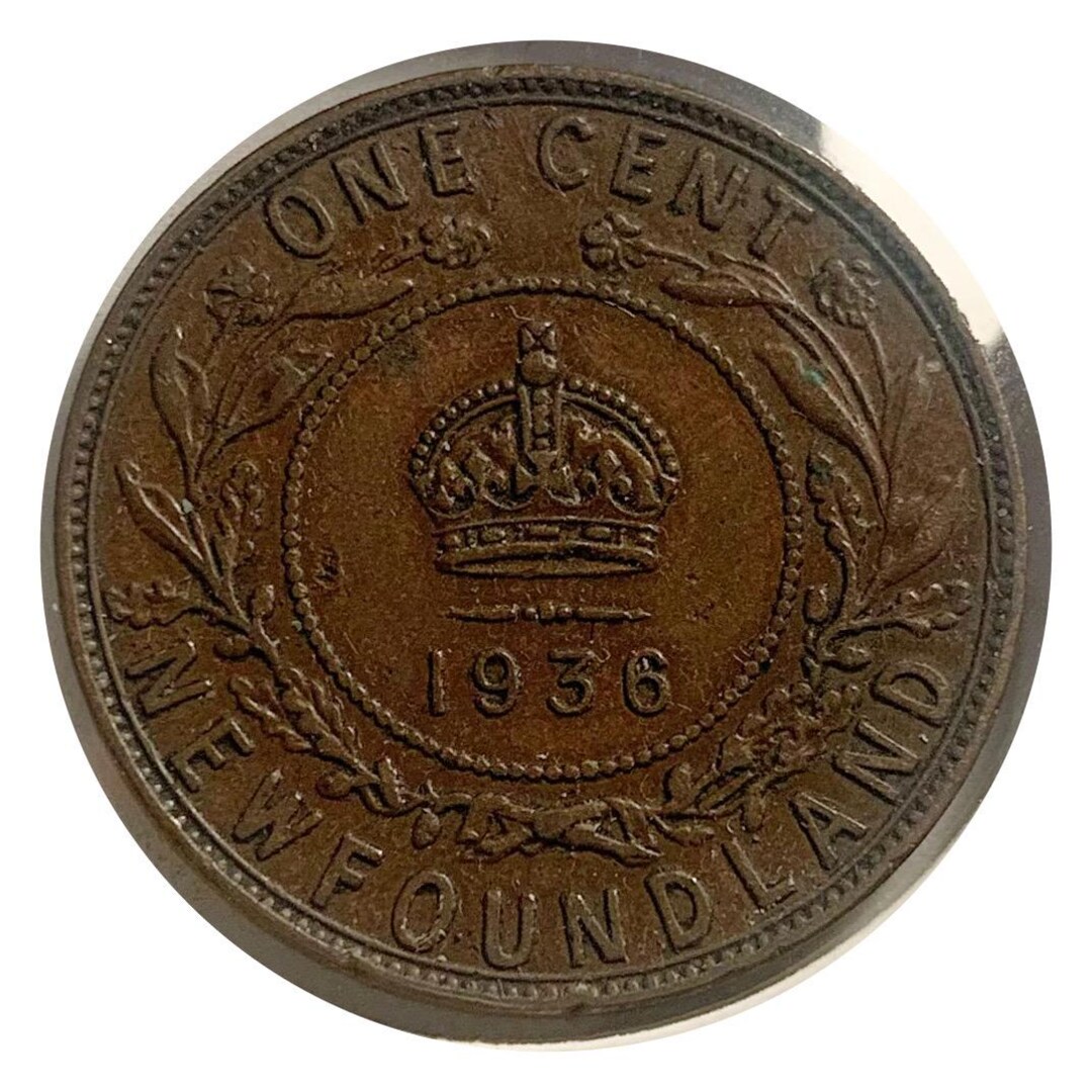 1936 Newfoundland Large Penny Coin VG Condition - Etsy