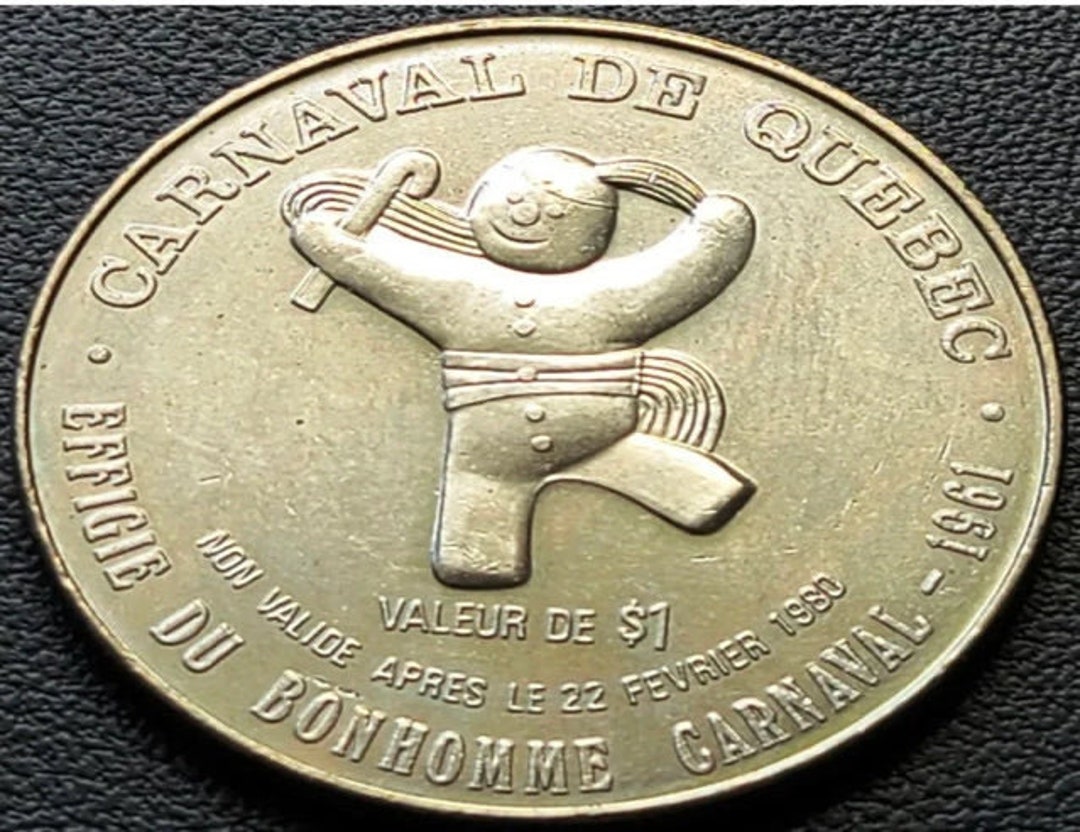 1980 /1961carnaval De Quebec 1 Trade Dollar - Etsy