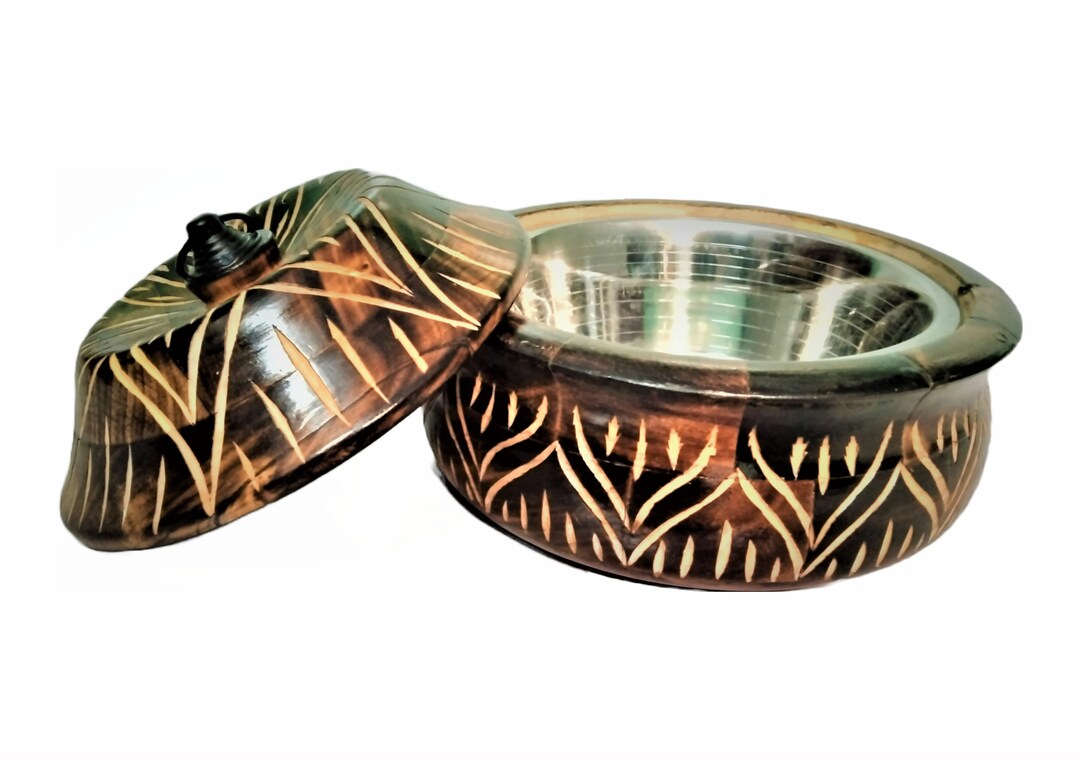 Wooden Casserole Chapati Box for Kitchen Hotpot Roti Box - Etsy