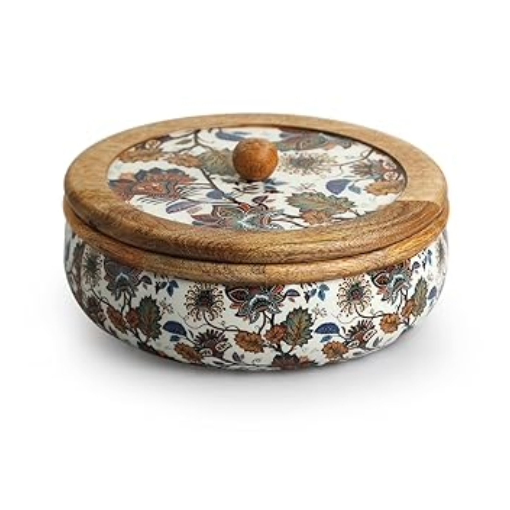 Wooden Chapati Box for Kitchen With Lid: Elevate Your Culinary ...
