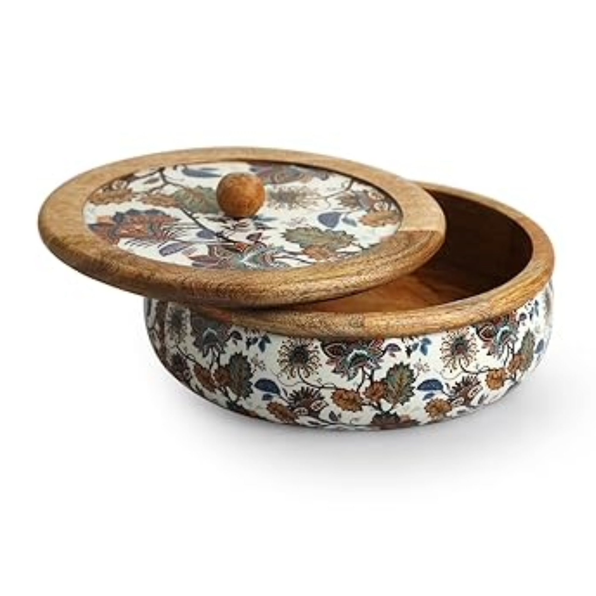 Wooden Chapati Box for Kitchen With Lid: Elevate Your Culinary ...