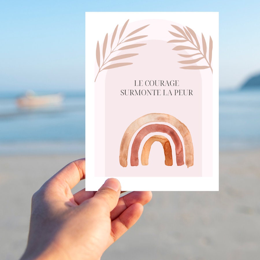 50 affirmations positives en français poster confiance thérapie affiche ...