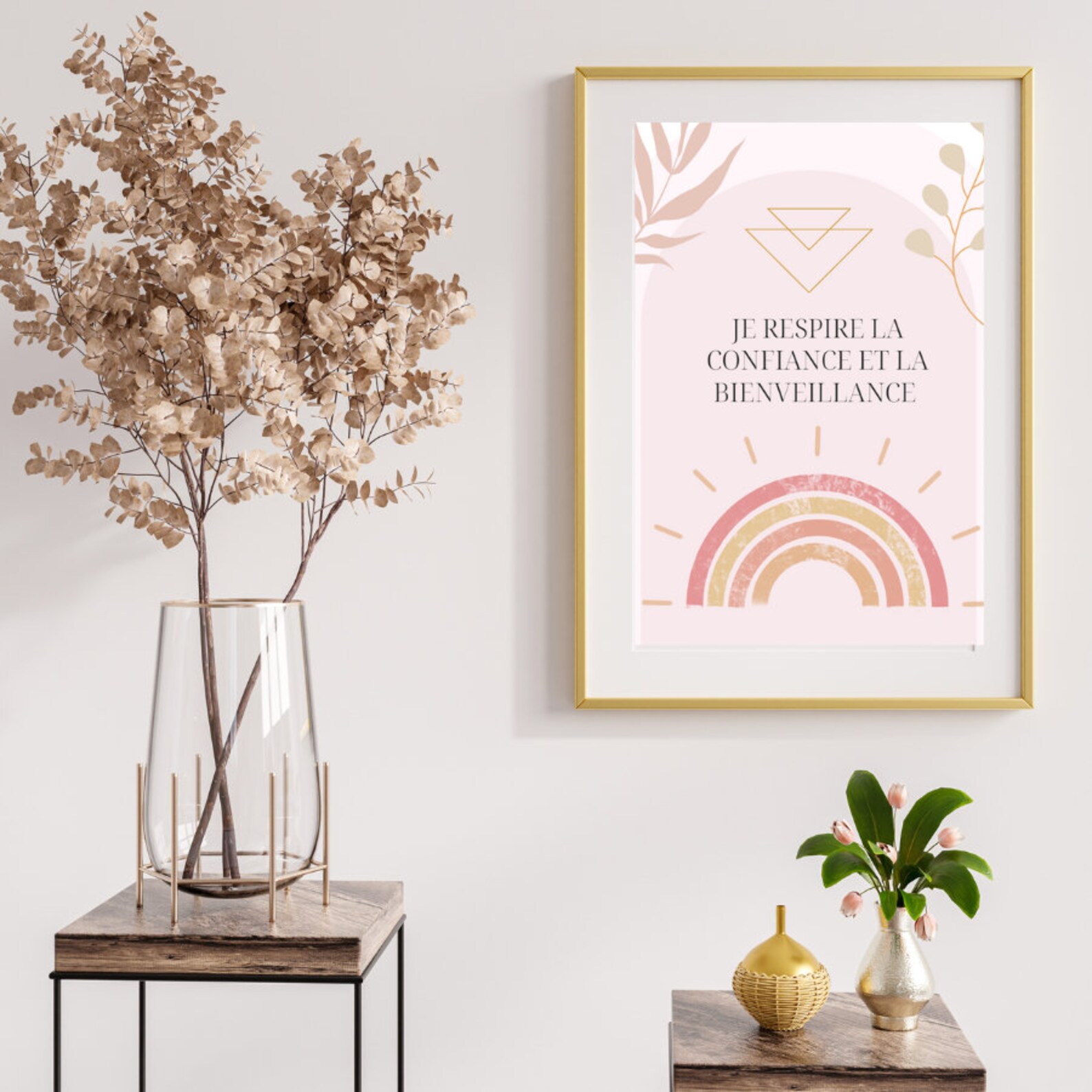 50 affirmations positives en français poster confiance thérapie affiche ...