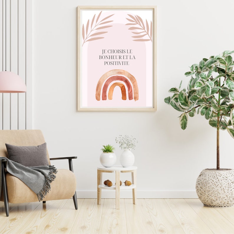 50 affirmations positives en français poster confiance thérapie affiche ...