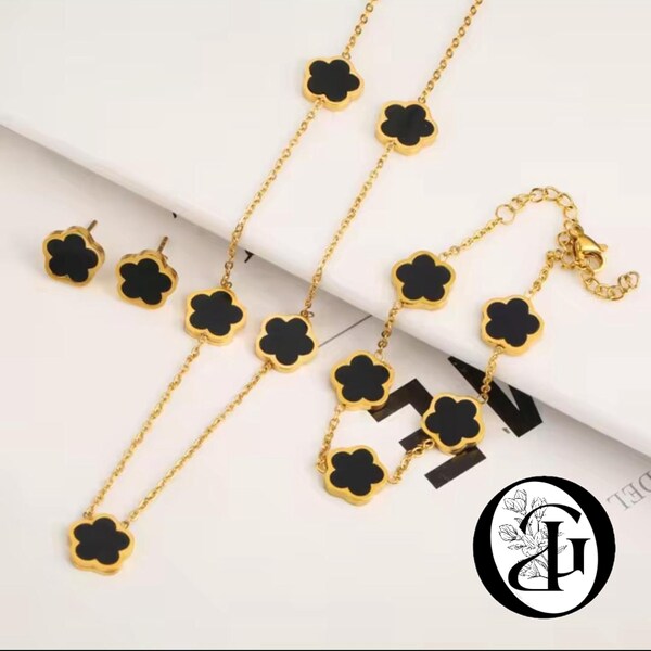 Gold Clover Jewelry - Etsy