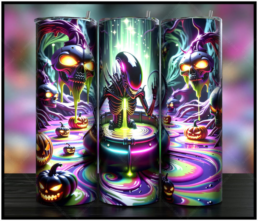 Xenomorph Alien Fanart Spooky River Spaceship Floaty HD PNG 20oz ...