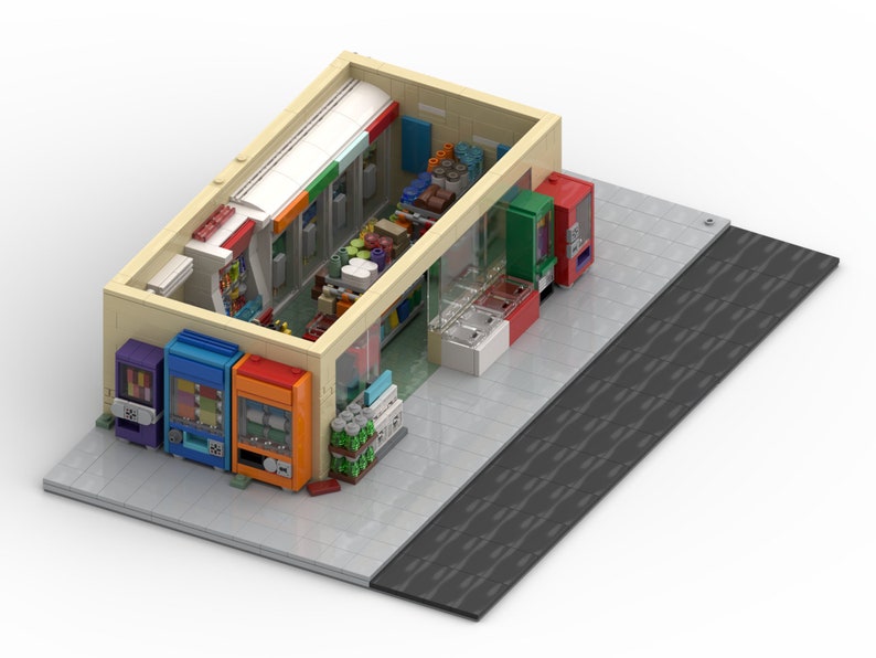 Custom Convenience Store MOC- PDF Instructions (digital Download ...