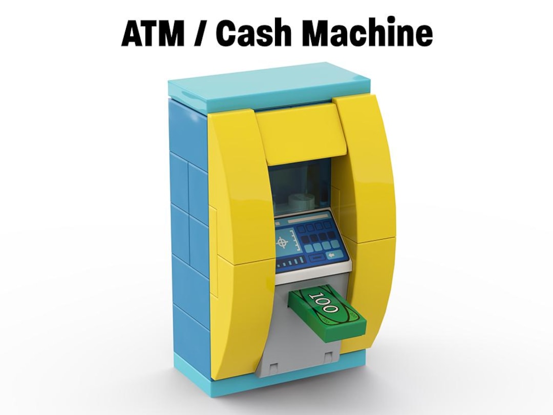 ATM Cash Machine / Bank MOC- PDF Instructions (digital Download ...