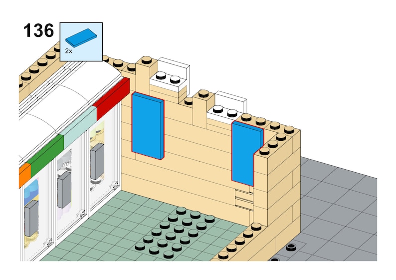 Custom Convenience Store MOC- PDF Instructions (digital Download ...