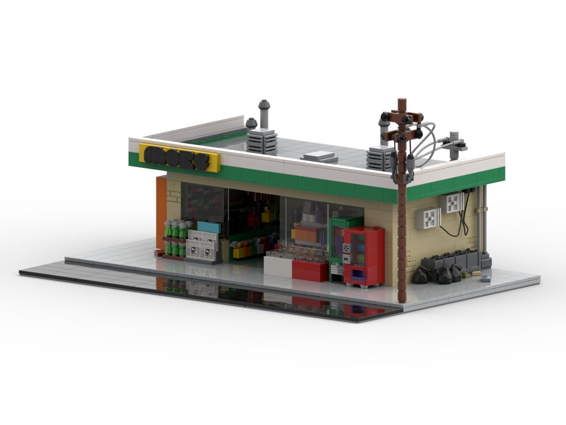 Custom Convenience Store MOC- PDF Instructions (digital Download ...