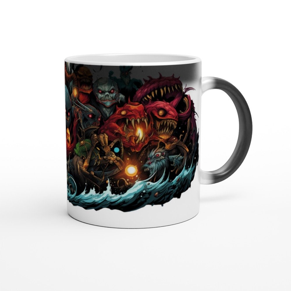 Mythical Creature Revealing Ceramic Magic Coffee Cup Sip the - Etsy