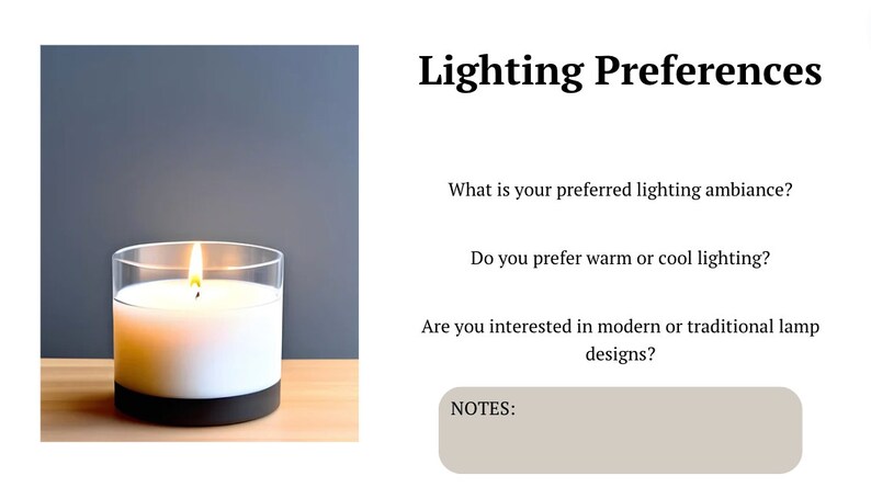 Client Questionnaire Interior Design Options E-design Canva Template ...