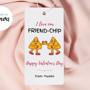 Valentines Day Tag Printable| Editable Valentines Day Tag | Valentines ...