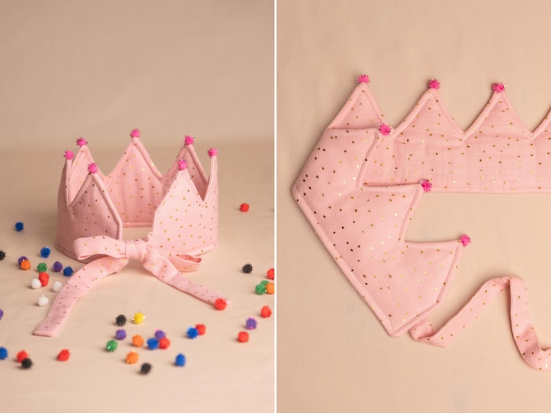 Fabric Crown PDF Pattern | Halloween Costume | 3 Sizes: 1-8 Years ...
