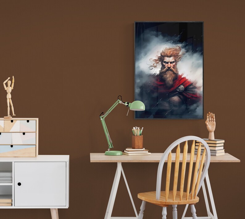 Thor, Wall Decor, Norse God, Digital Print, Poster - Etsy