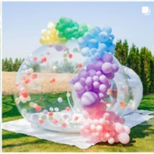 Inflatable Party Bubble House, Party Balloon Dome for Hire. - Etsy