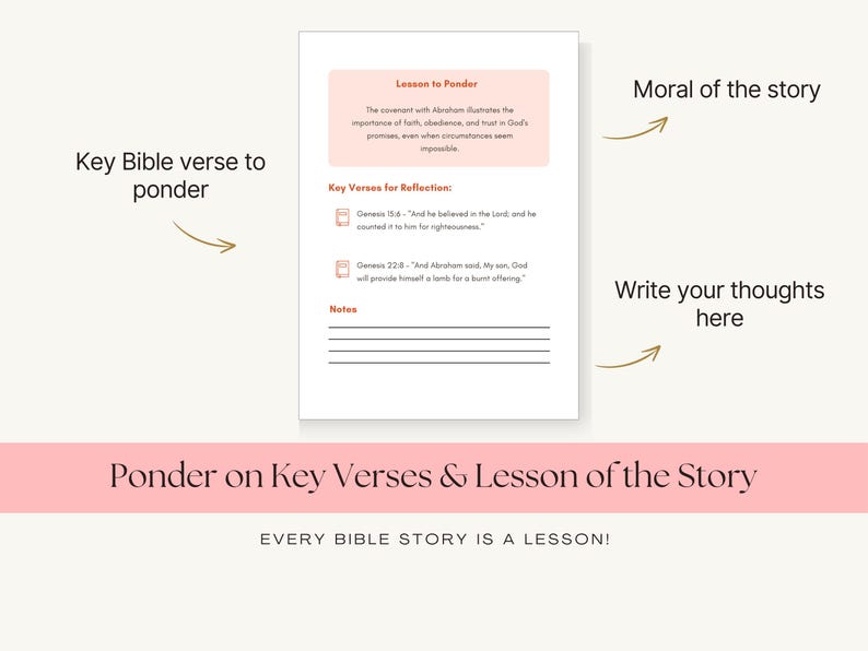 Genesis Old Testament Summary Bible Study Guide KJV Bible Study ...