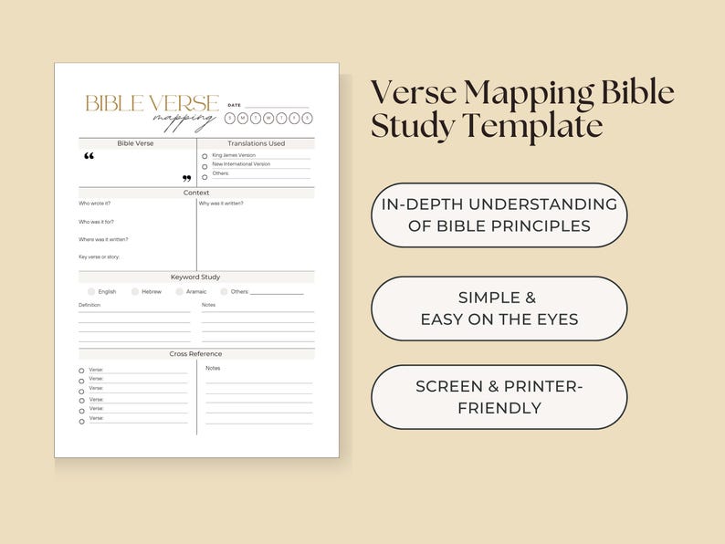 Verse Mapping Bible Verse Mapping Scripture Mapping Bible Study Tools ...