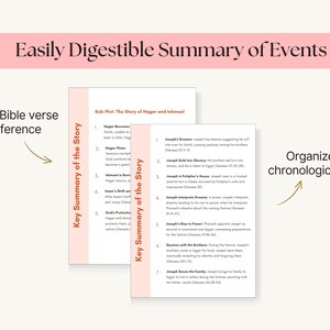 Genesis Old Testament Summary Bible Study Guide KJV Bible Study ...