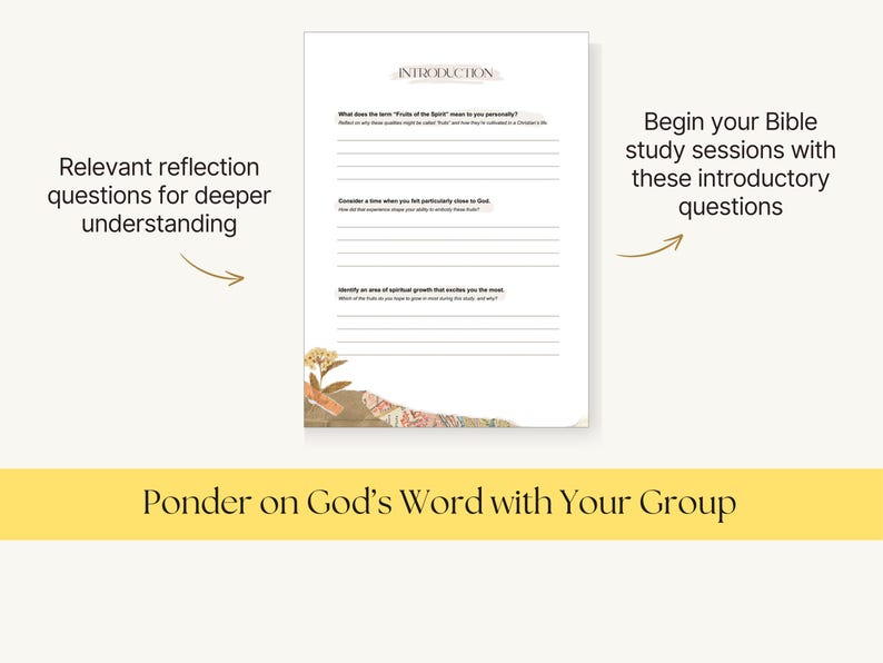 Fruits of the Spirit Bible Study Guide for Teens and Adults Bible Study ...