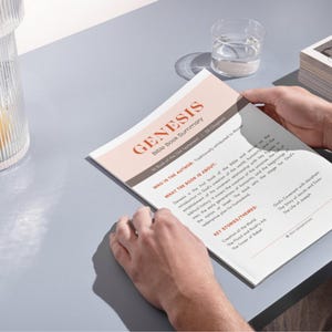 Genesis Old Testament Summary Bible Study Guide KJV Bible Study ...