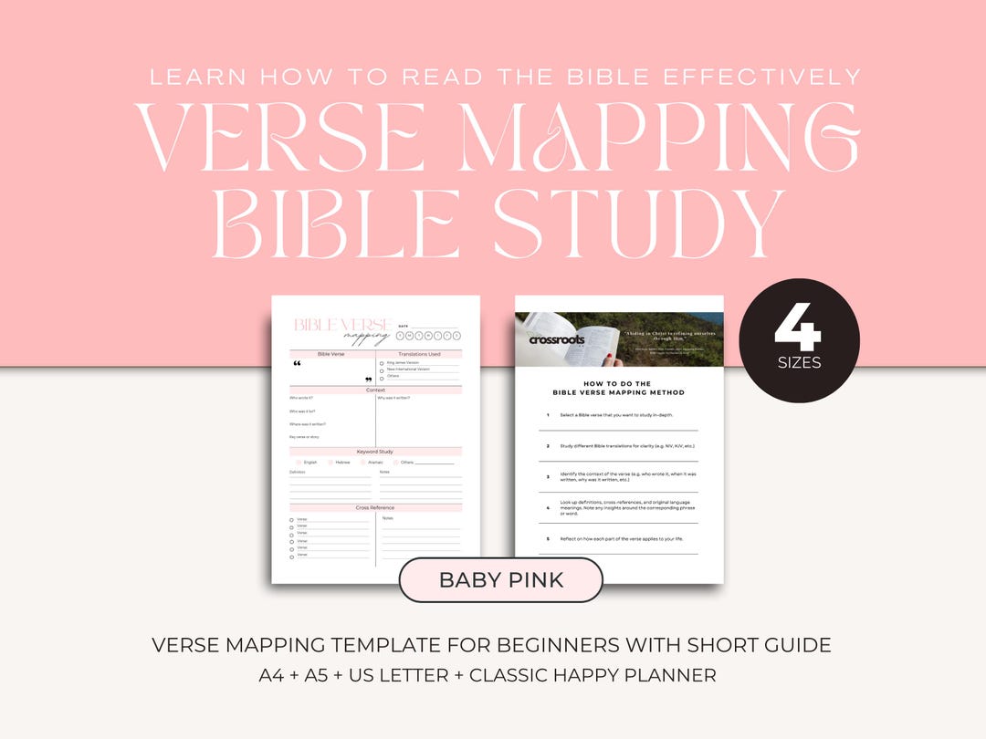 Verse Mapping Bible Verse Mapping Scripture Mapping Bible Study Tools ...