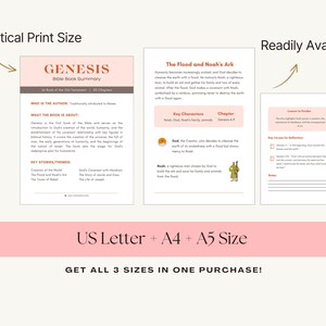 Genesis Old Testament Summary Bible Study Guide KJV Bible Study ...