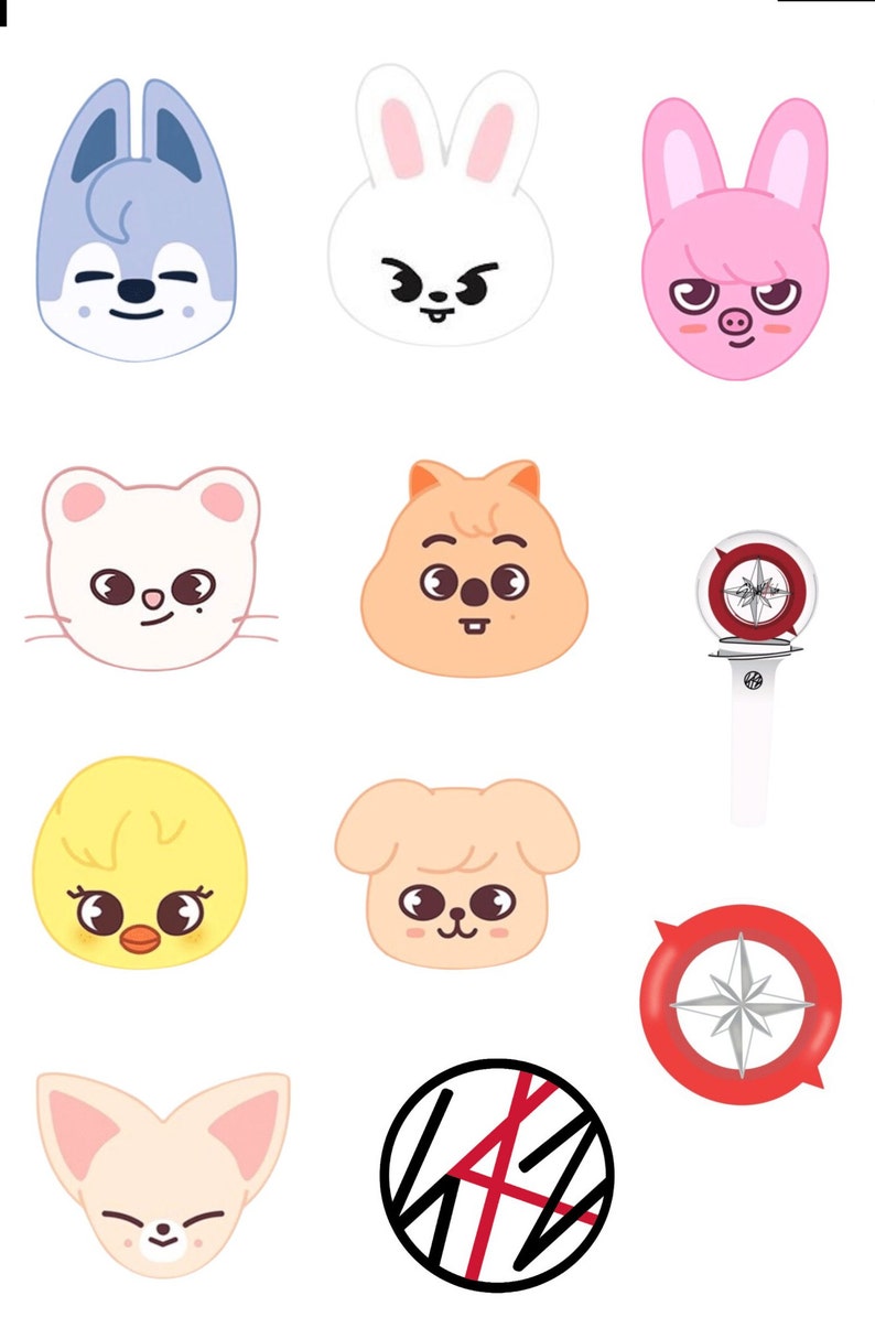 Stray Kids SKZOO Stickers - Etsy