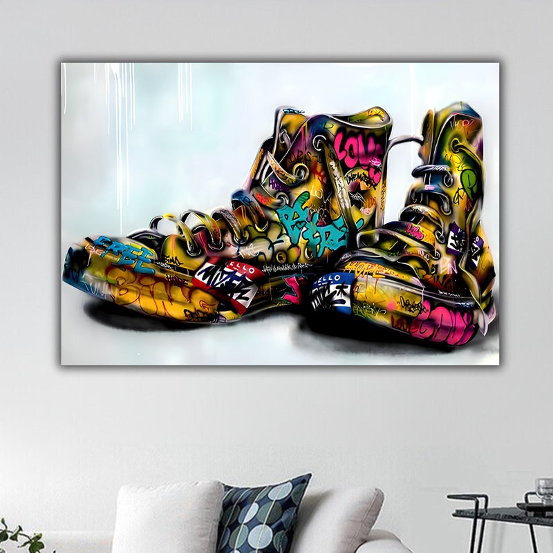 Graffiti Shoes - Etsy
