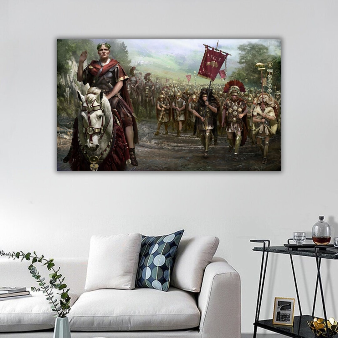 Caesar and His Legions Canvas Wall Art Print, Caesar and His Legions ...