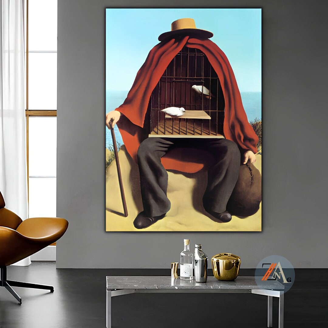 The Therapist by René Magritte Wall Art, Rene Magritte Canvas Print Art ...