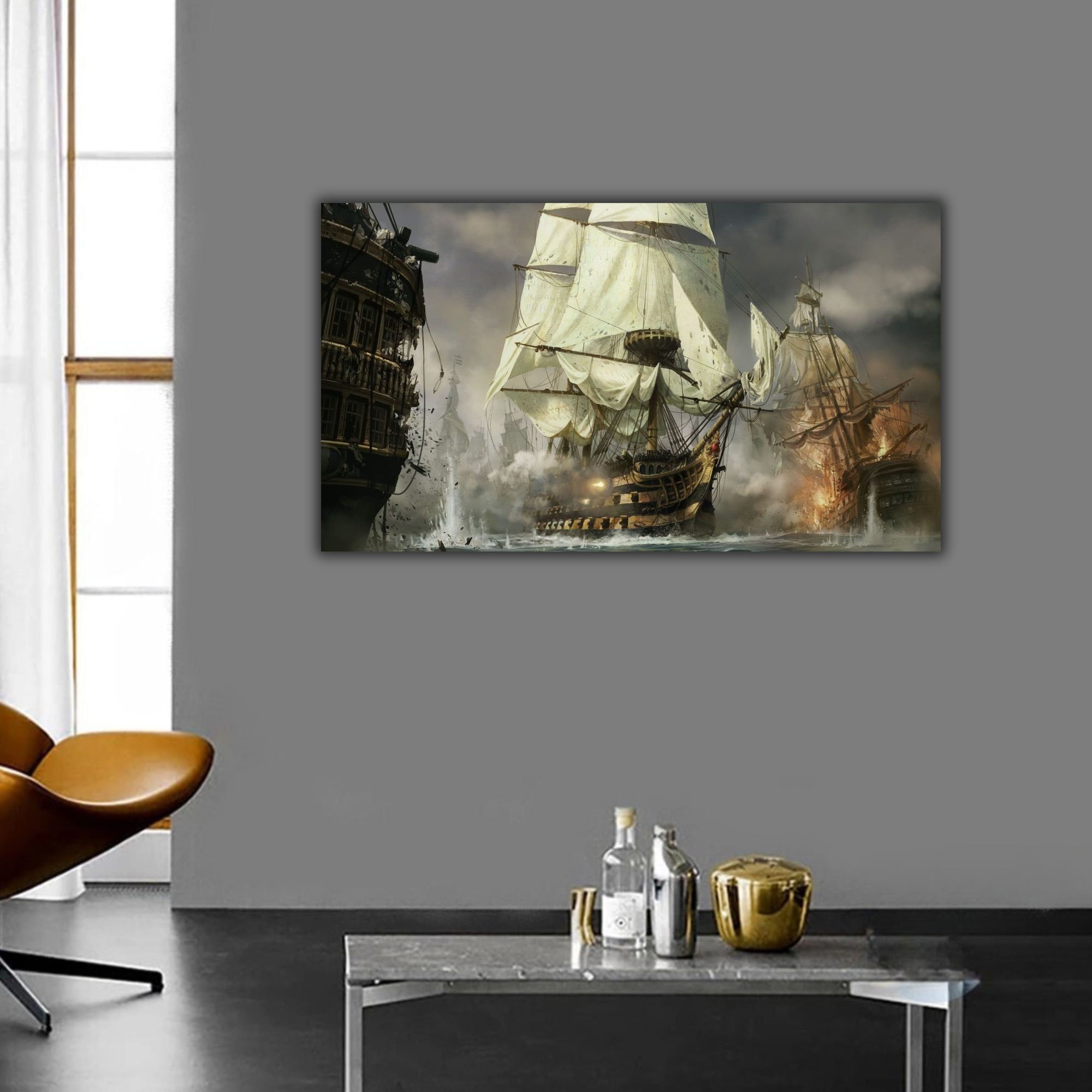 Napoleon Ship Canvas Print Ship Canvas Wall Art Pirates Ship - Etsy