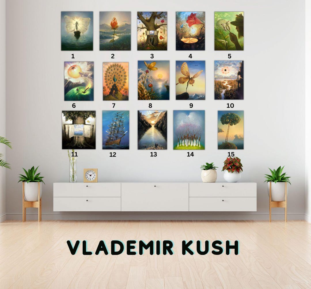 Custom Vladimir Kush Canvas Art, Choose One of From Kush's Artworks ...