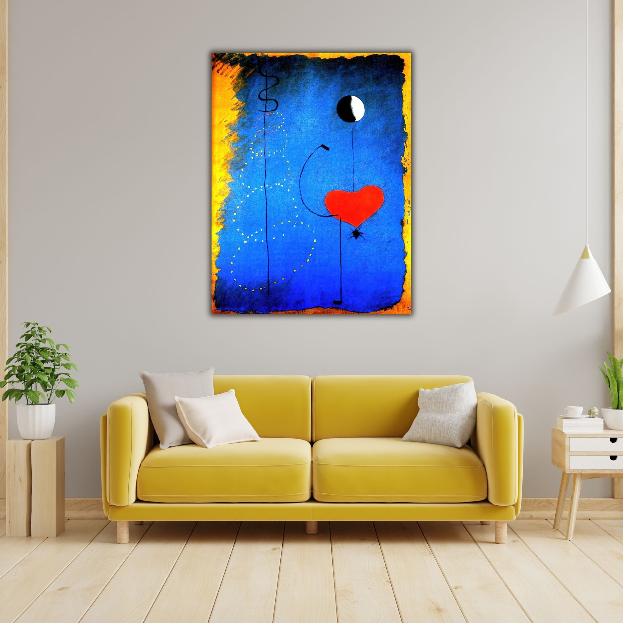 Dancer by Joan Miro Dancer Canvas Wall Art Joan Miro - Etsy