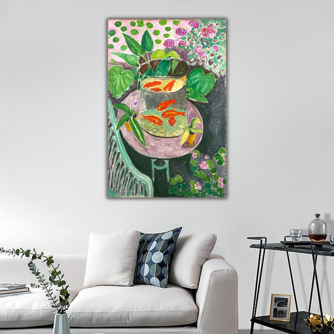 Matisse Goldfish Wall Art, Goldfish in A Fish Tank, Henri Matisse ...