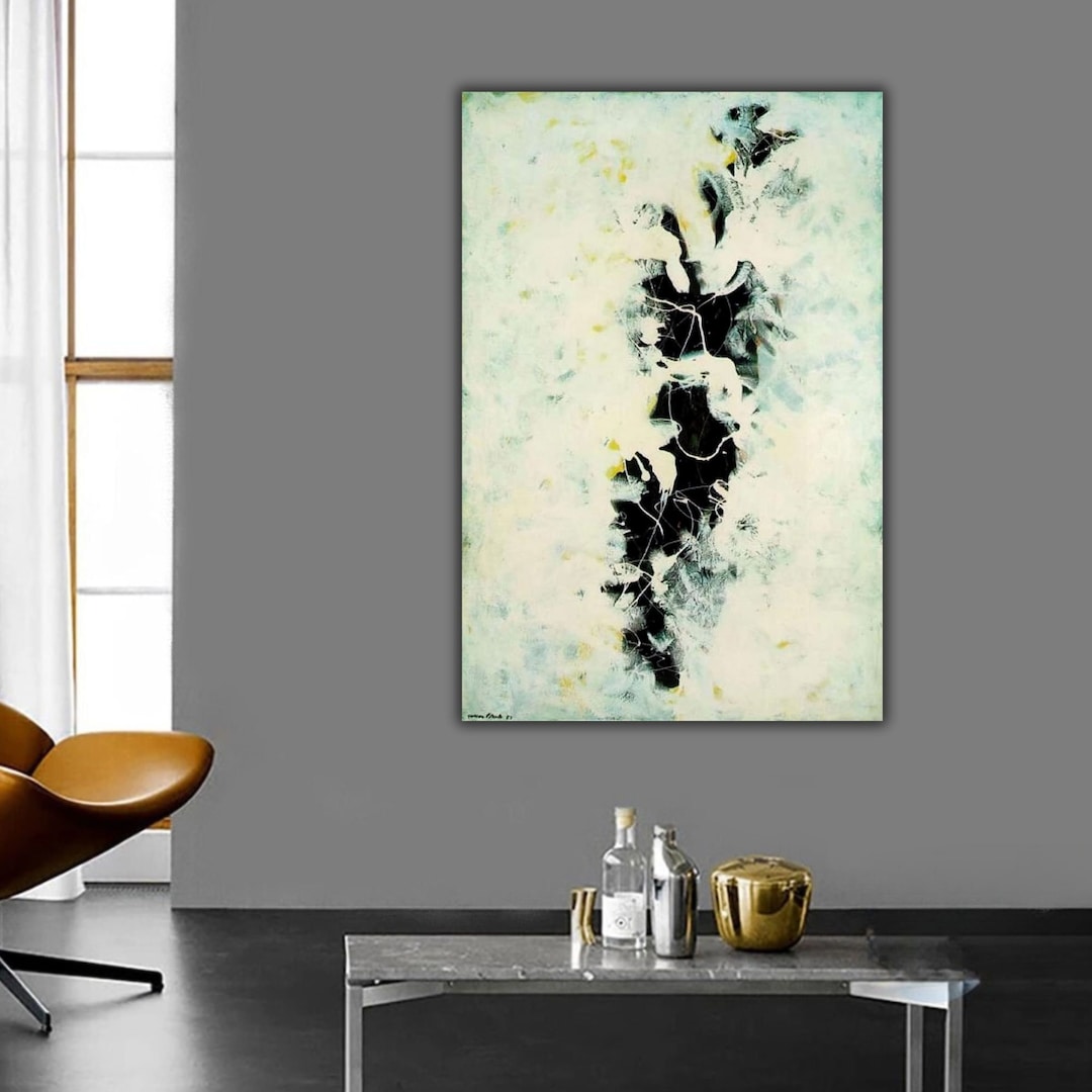 The Deep by Jackson Pollock Canvas Print, the Deep Wall Art, Pollock ...