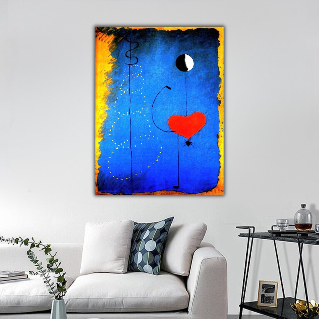 Dancer by Joan Miro Dancer Canvas Wall Art Joan Miro - Etsy