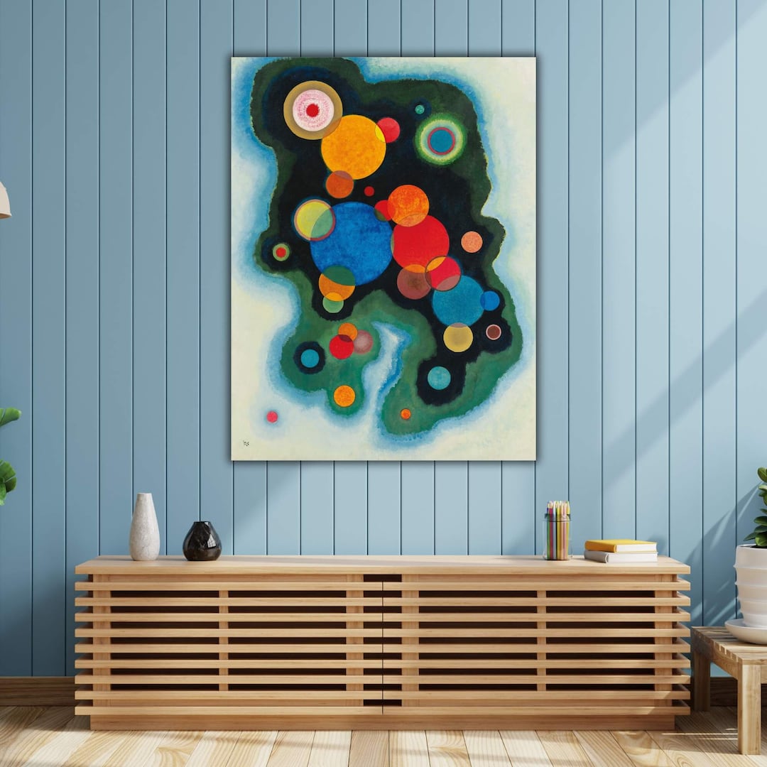 Deepened Impulse by Kandinsky Wall Art, Wassily Kandinsky Canvas Art ...