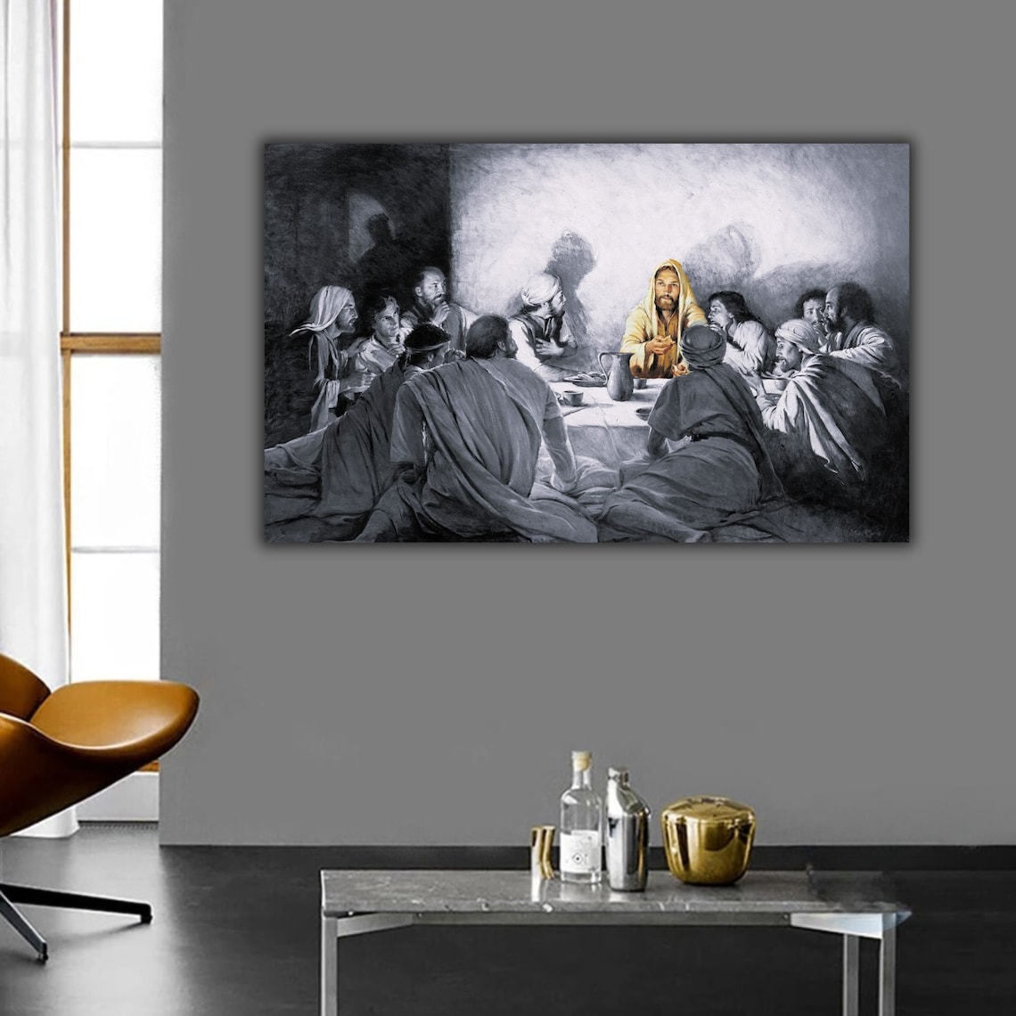 Last Supper Canvas Print Last Supper Wall Art Last Supper by - Etsy