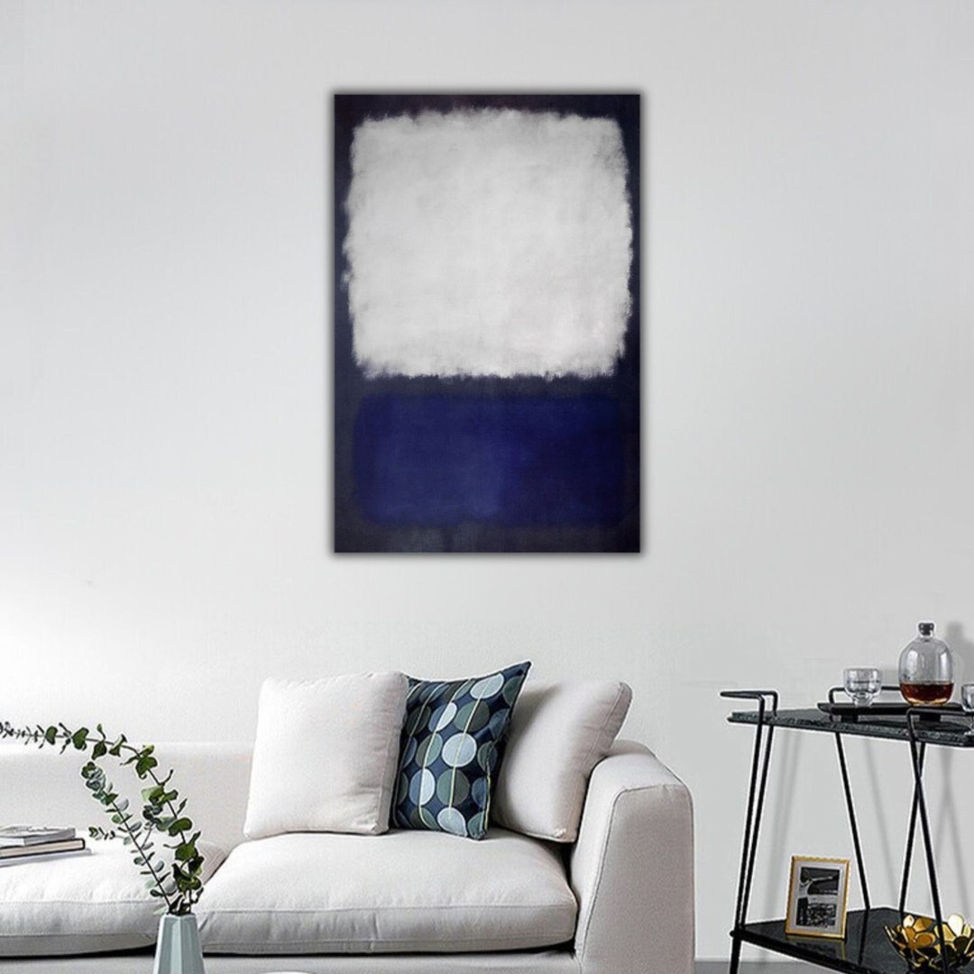 Mark Rothko Blue and Gray Print, Mark Rothko Canvas Print, Mark Rothko ...