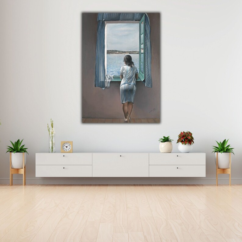 Figure at the Window by Salvador Dali, Salvador Dali Canvas Print ...