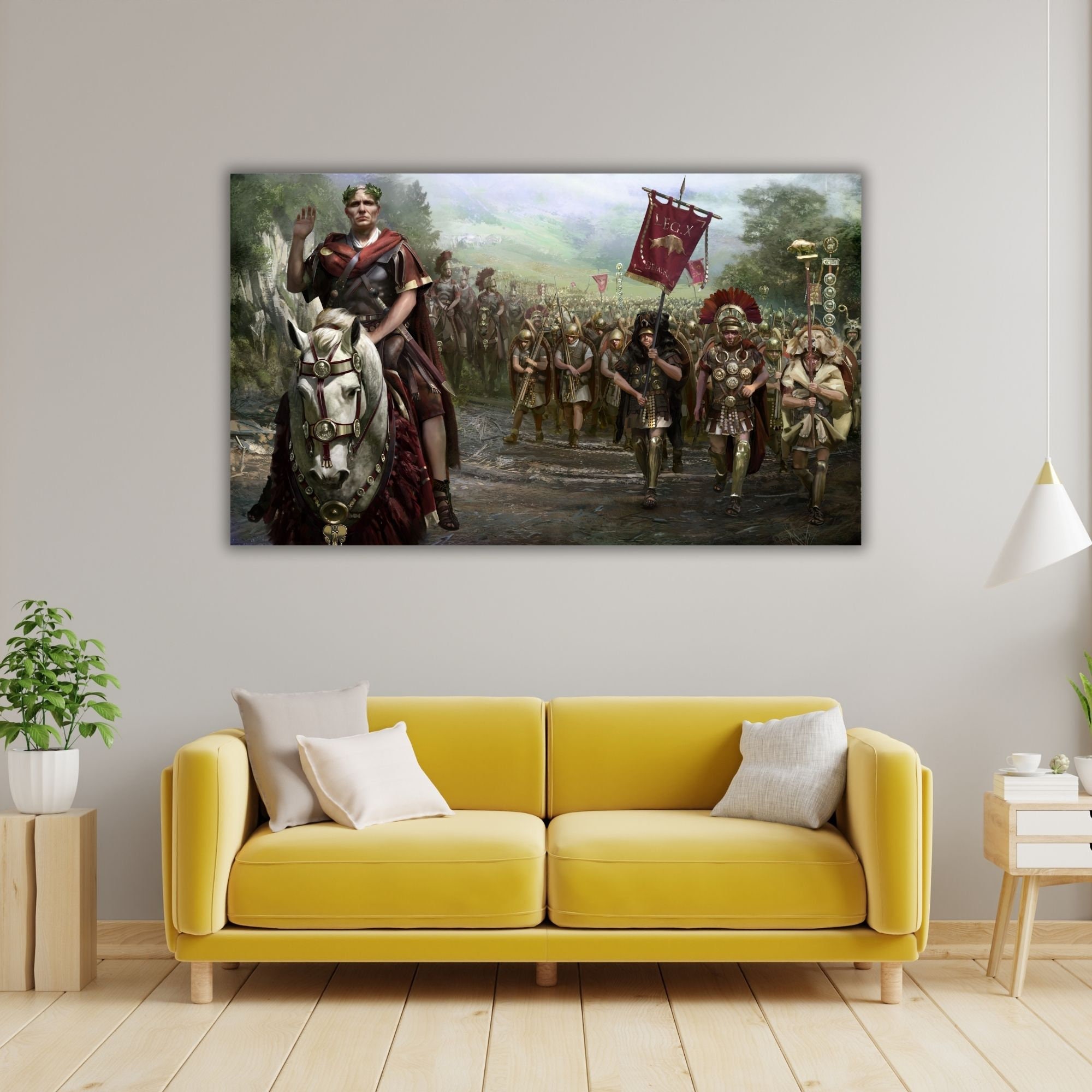 Caesar and His Legions Canvas Wall Art Print, Caesar and His Legions ...