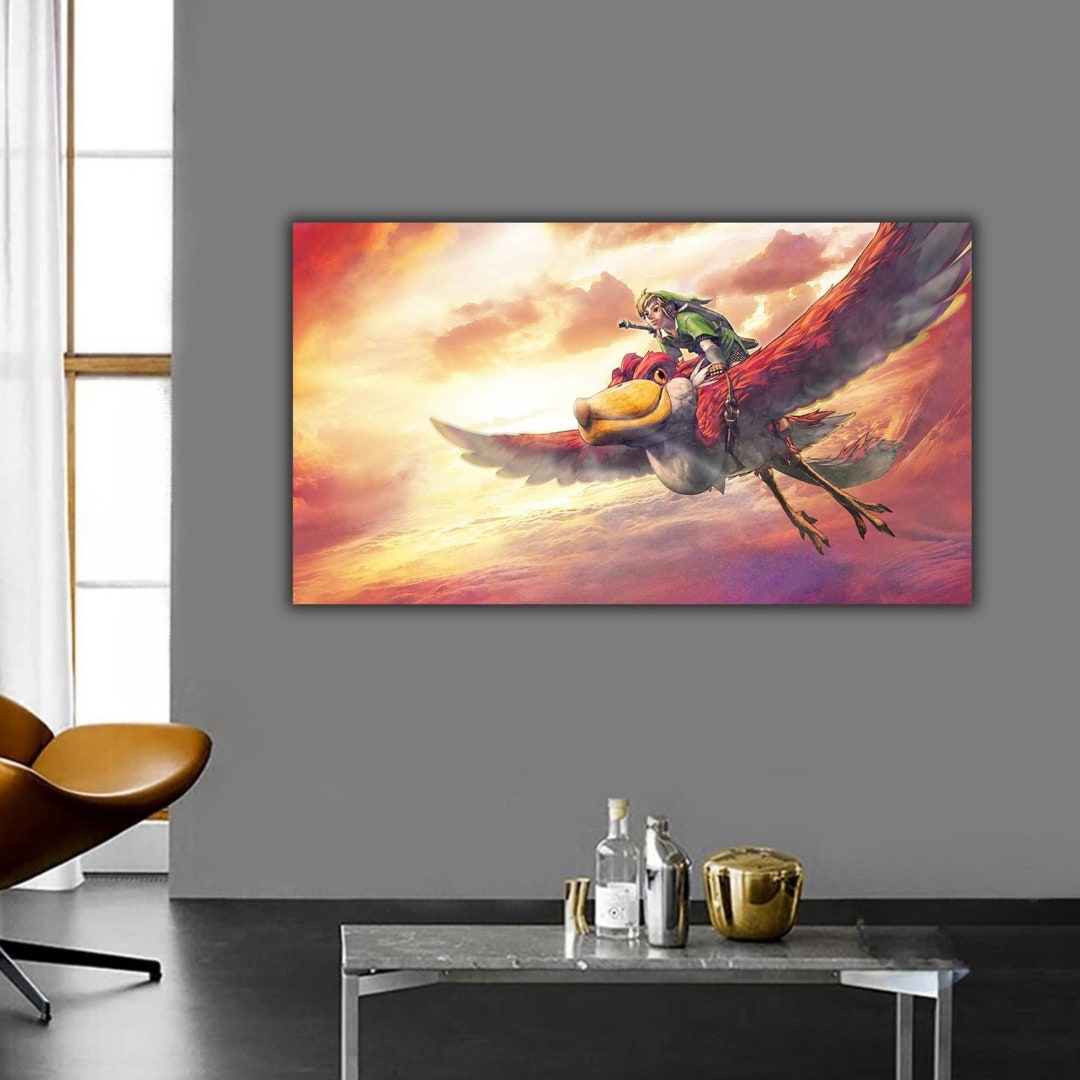 Legend of Zelda Skyward Sword Canvas Poster, Zelda Wall Decoration ...