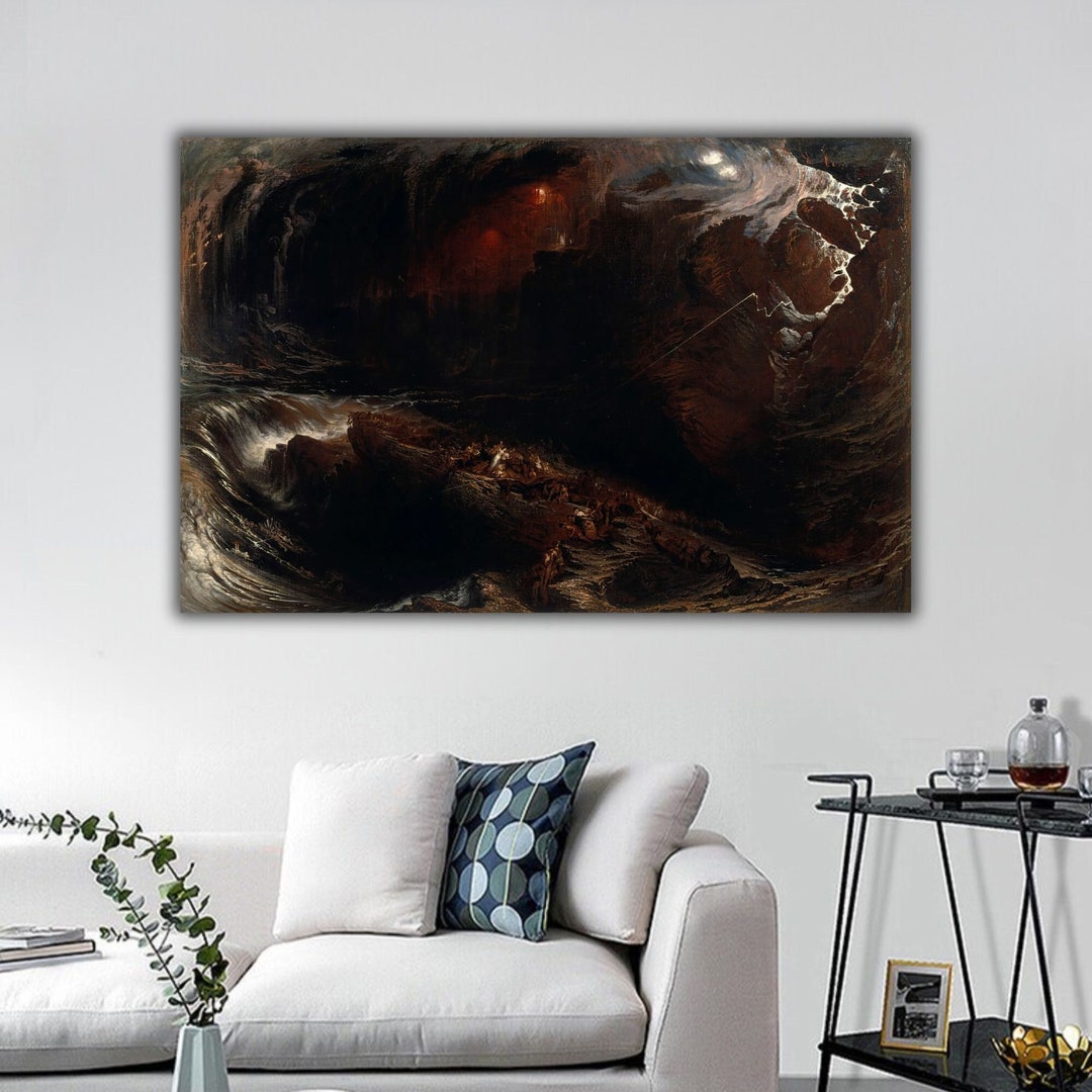 The Deluge by John Martin, the Deluge Canvas Wall Art, John Martin ...