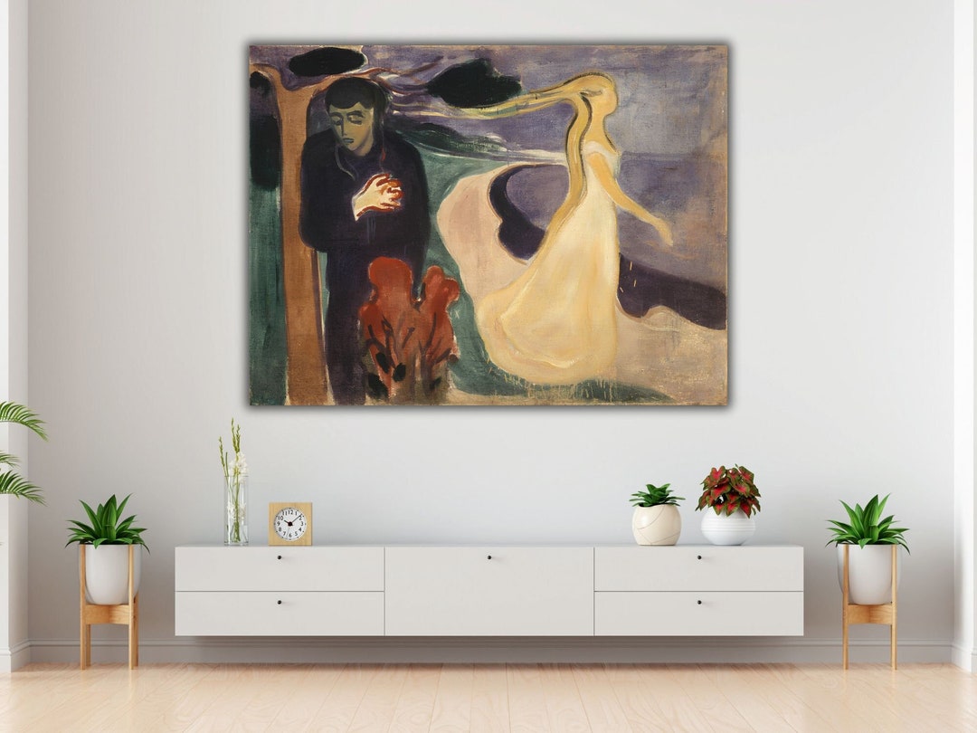 Edvard Munch Canvas Wall Art, Separation by Edvard Munch Canvas Print ...