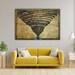 Map of Hell Canvas 1485 Print, Sandro Botticelli Wall Art, Divine ...