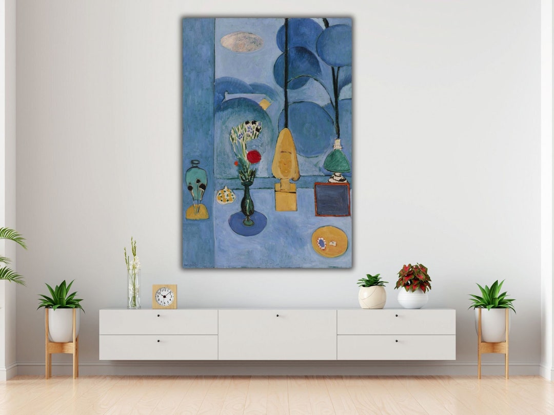 Blue Window by Matisse Wall Art, Matisse Canvas Print, Henri Matisse ...