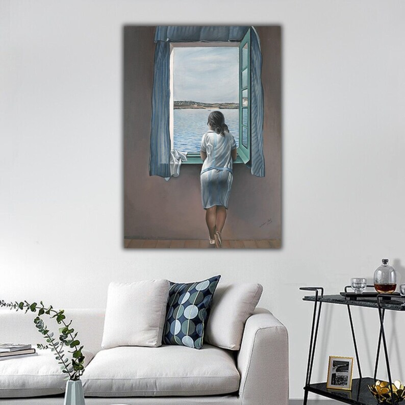 Figure at the Window by Salvador Dali, Salvador Dali Canvas Print ...