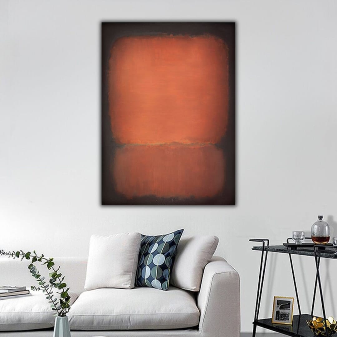 Mark Rothko No. 10 (1958) Print, Mark Rothko Canvas Print, Mark Rothko ...