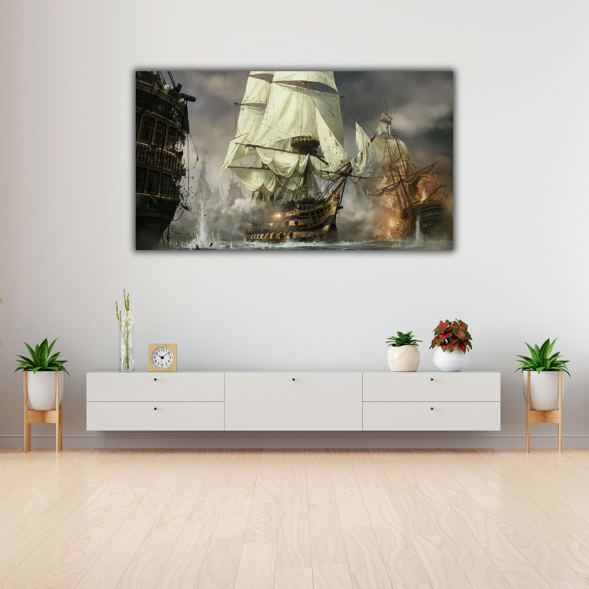 Napoleon Ship Canvas Print Ship Canvas Wall Art Pirates Ship - Etsy